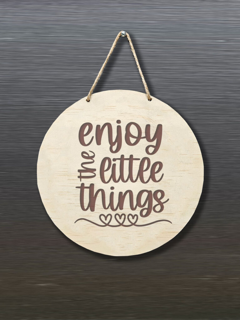 Inspirational / Motivational Wood Sign – SS Laser Store